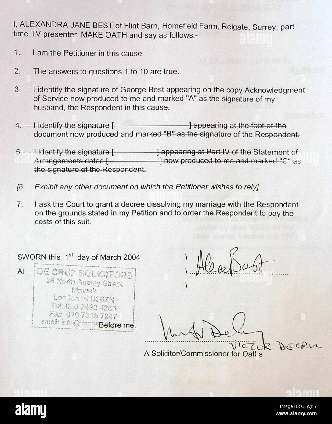 George best and wife alex hi-res stock photography and images - Alamy