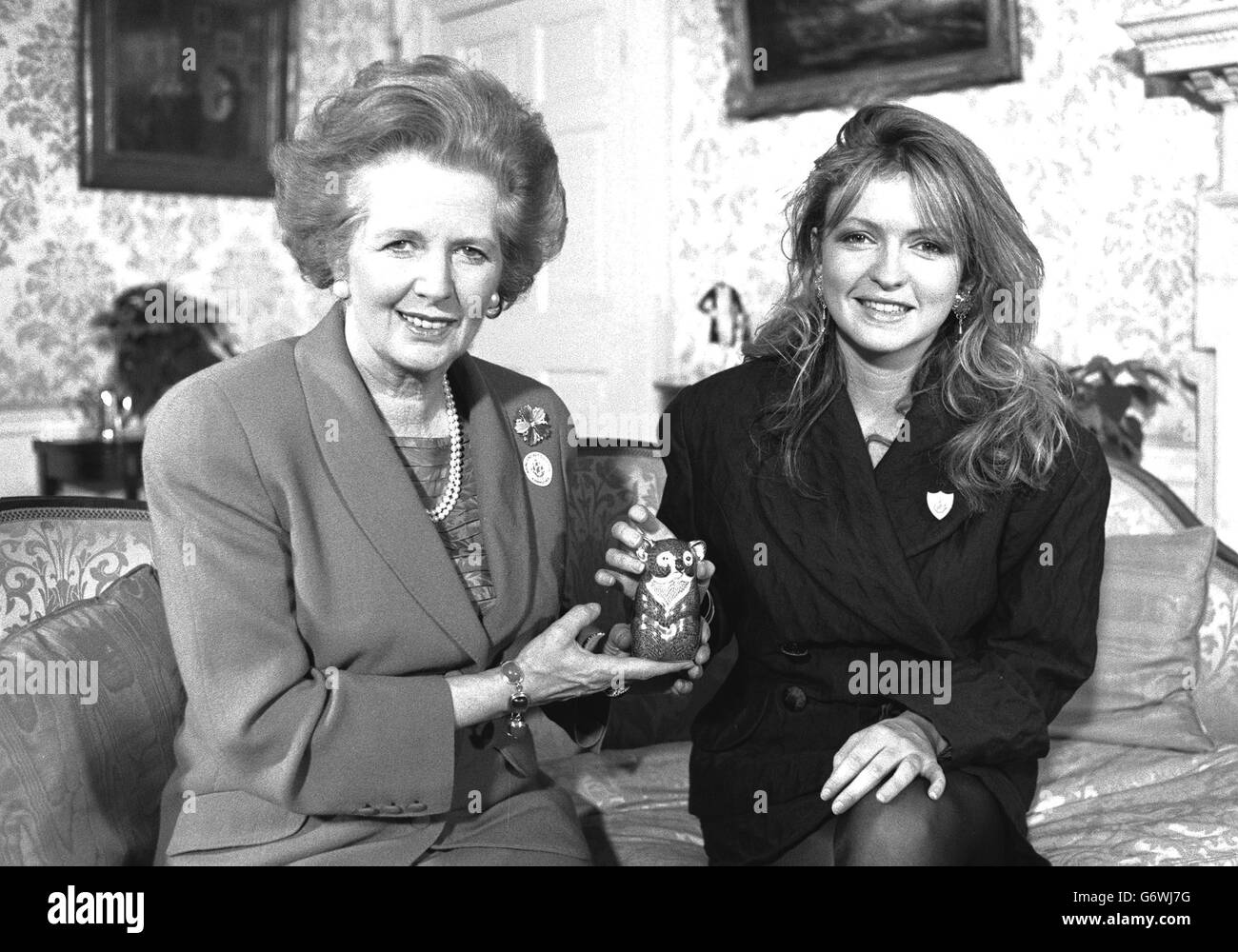 Caron keating presenter Black and White Stock Photos & Images - Alamy