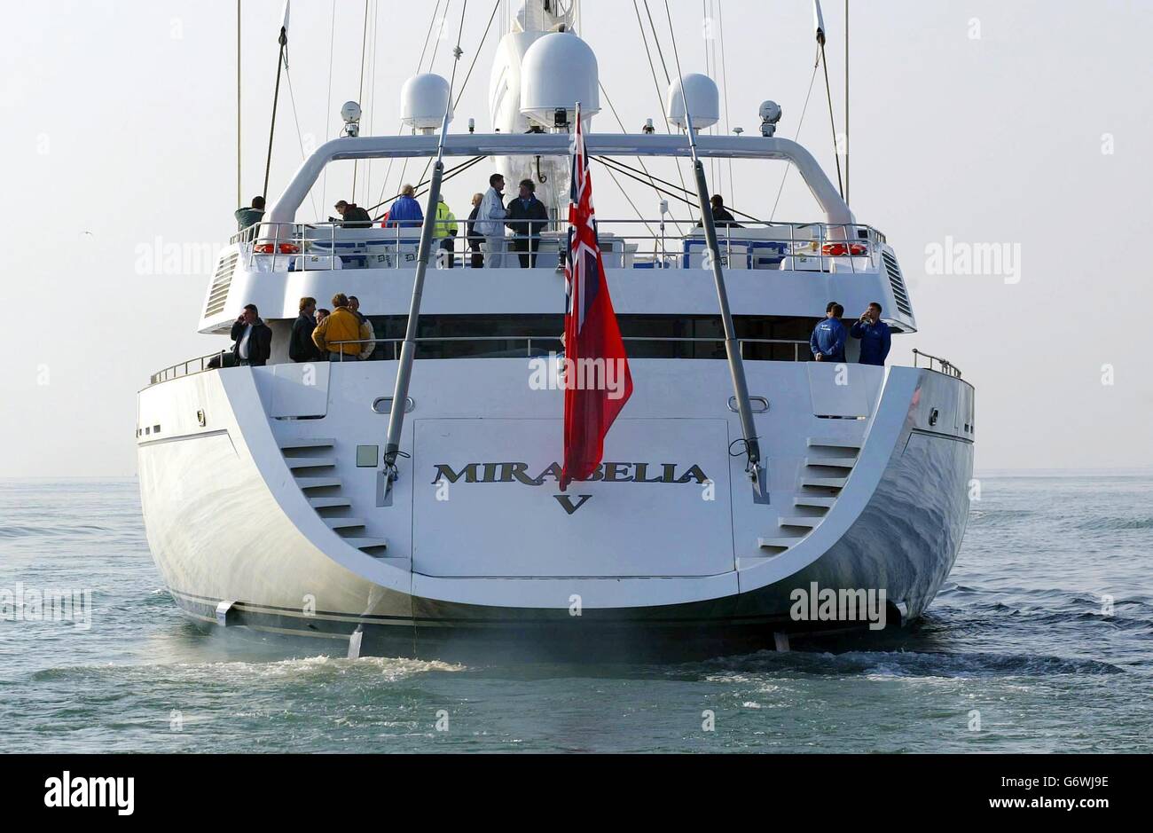 The worlds largest single hulled yacht hi-res stock photography and ...
