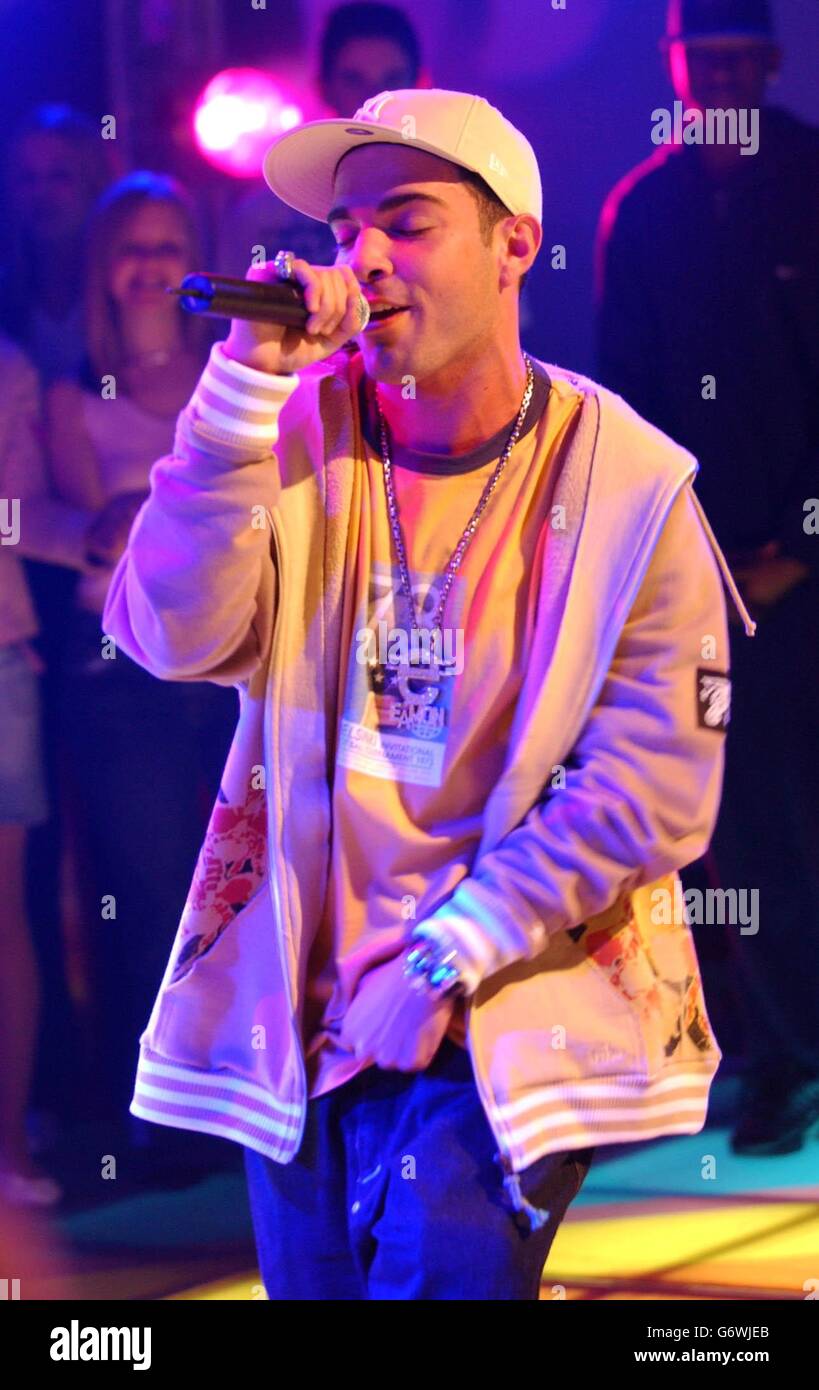 Singer Eamon during his guest appearance on MTV TRL UK at the MTV ...