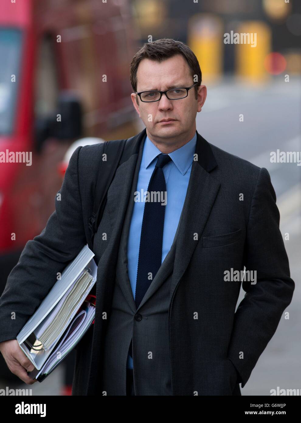 Former News of the World editor Andy Coulson arrives at the Old Bailey ...