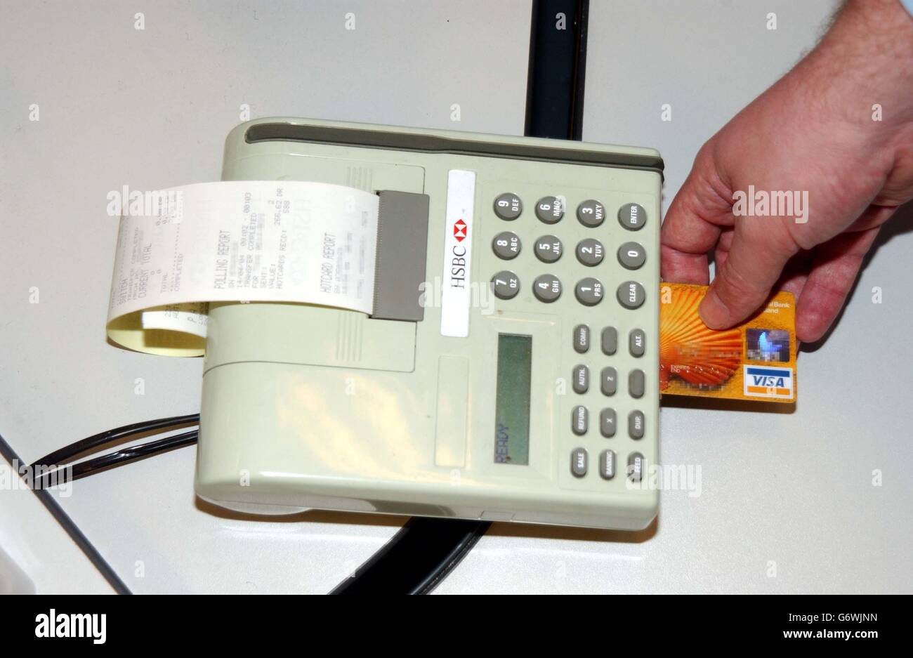 Pdq card credit debit machine money payment hi-res stock photography ...