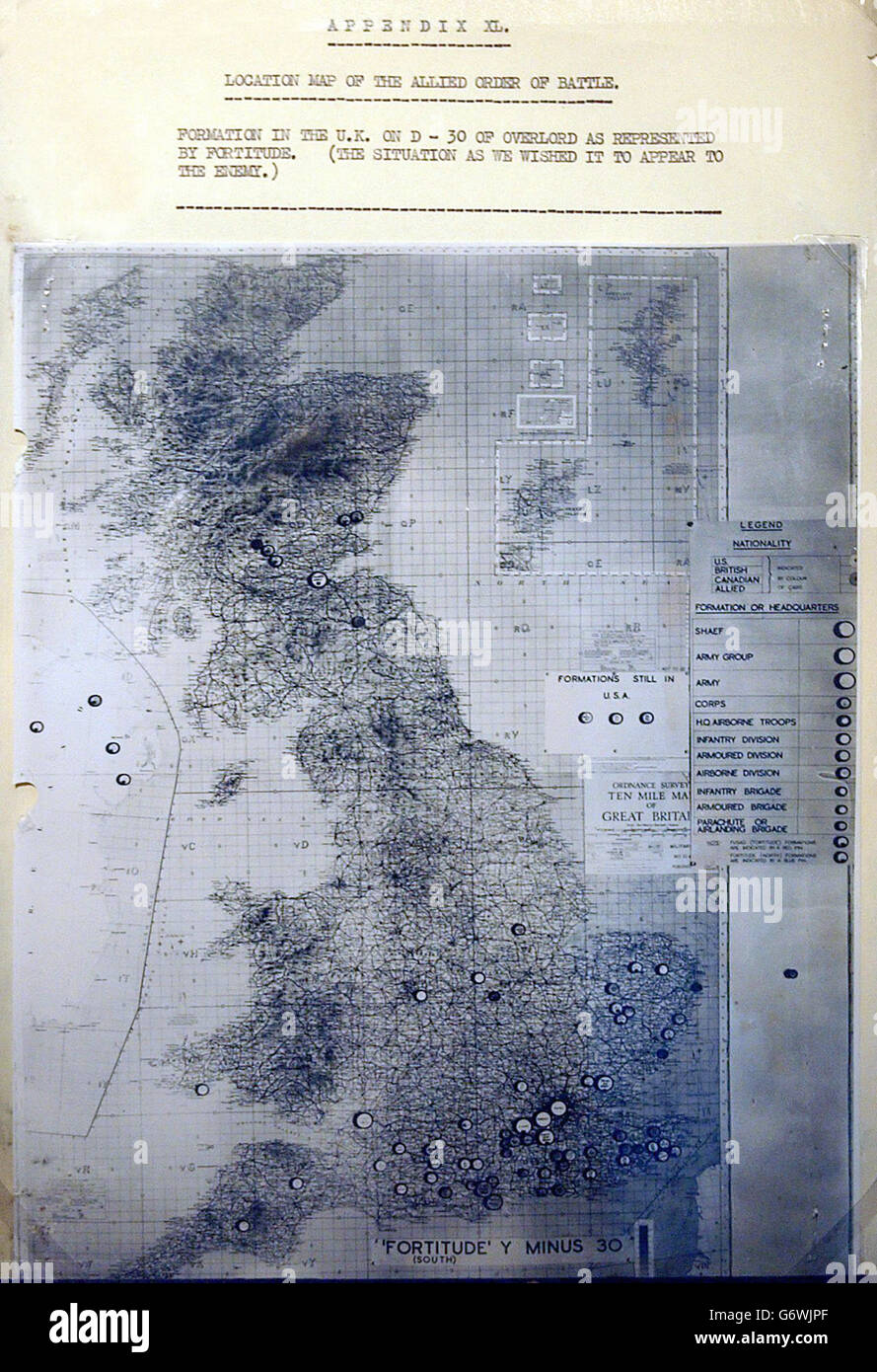 Deception documents of Spanish born double-agent Juan Pujol Garcia ...