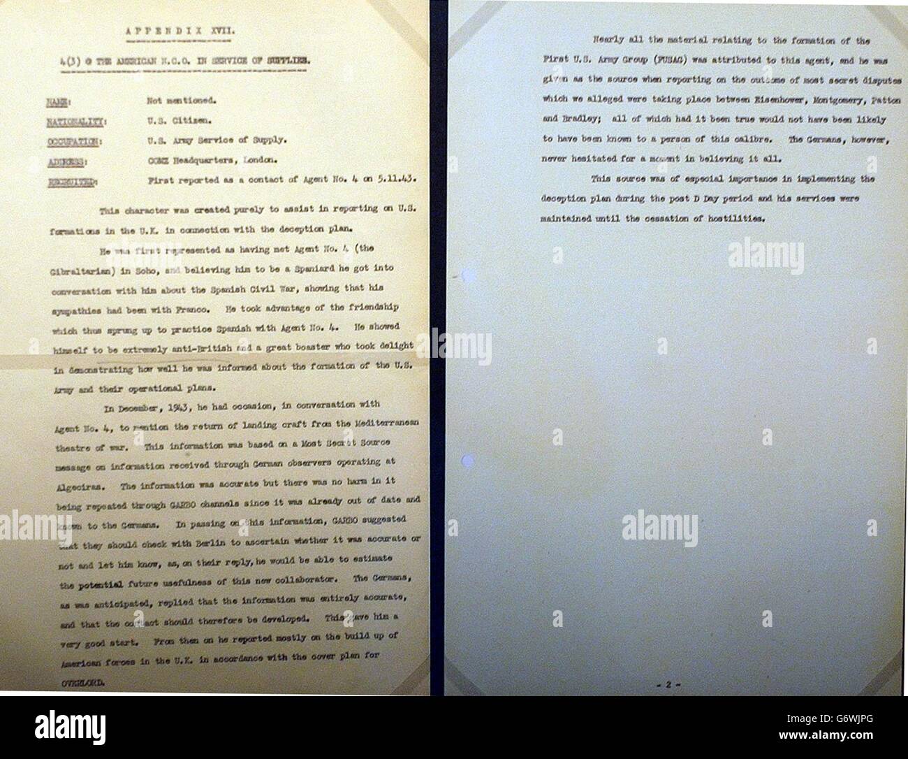 Juan pujol garcia hi-res stock photography and images - Alamy