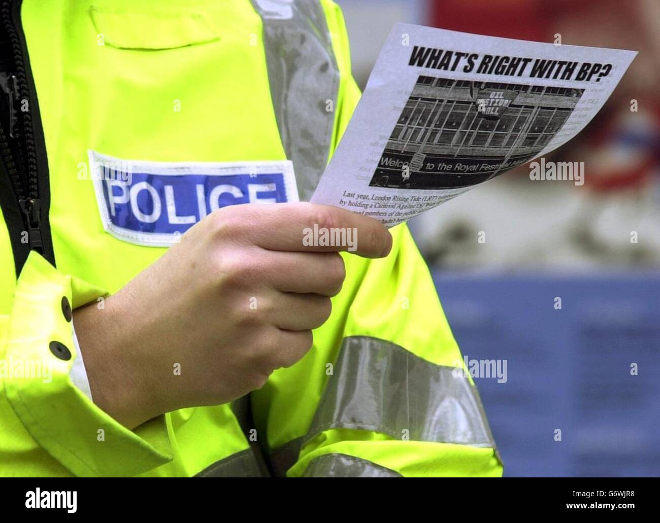 INDUSTRY BP Protest Stock Photo - Alamy