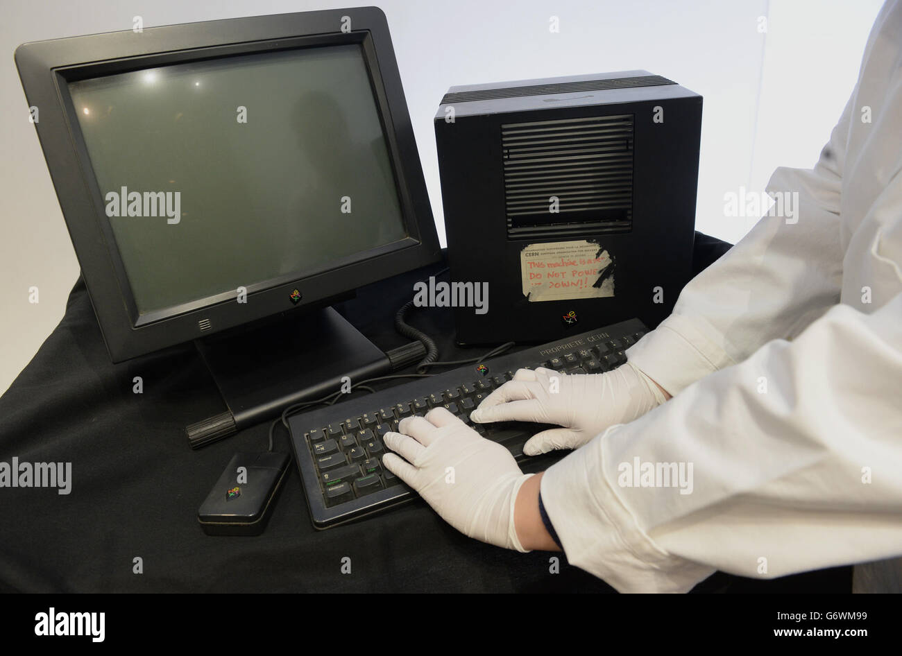 The NeXT cube, the original machine on which Sir Tim Berners-Lee ...