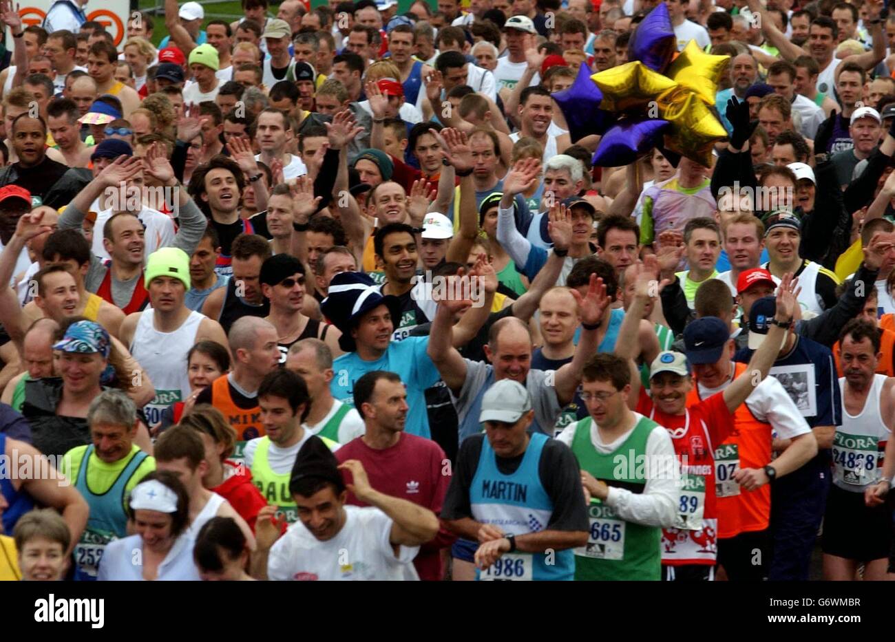 London Marathon 2004 Stock Photo - Alamy