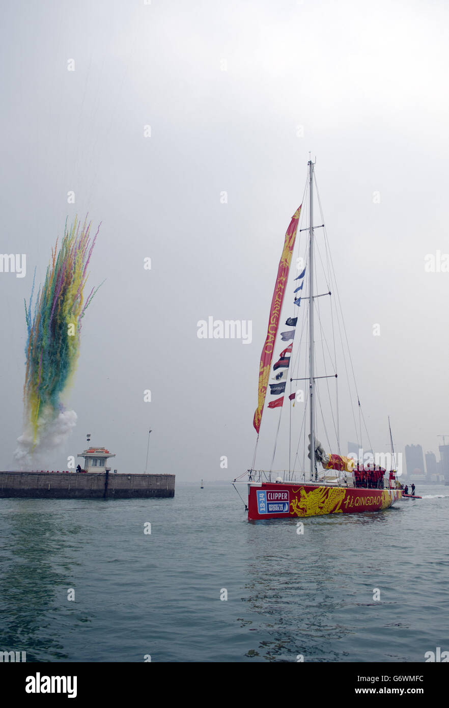 Sailing - Clipper 2013-14 Round the World Yacht Race - Day 3 - Qingdao ...