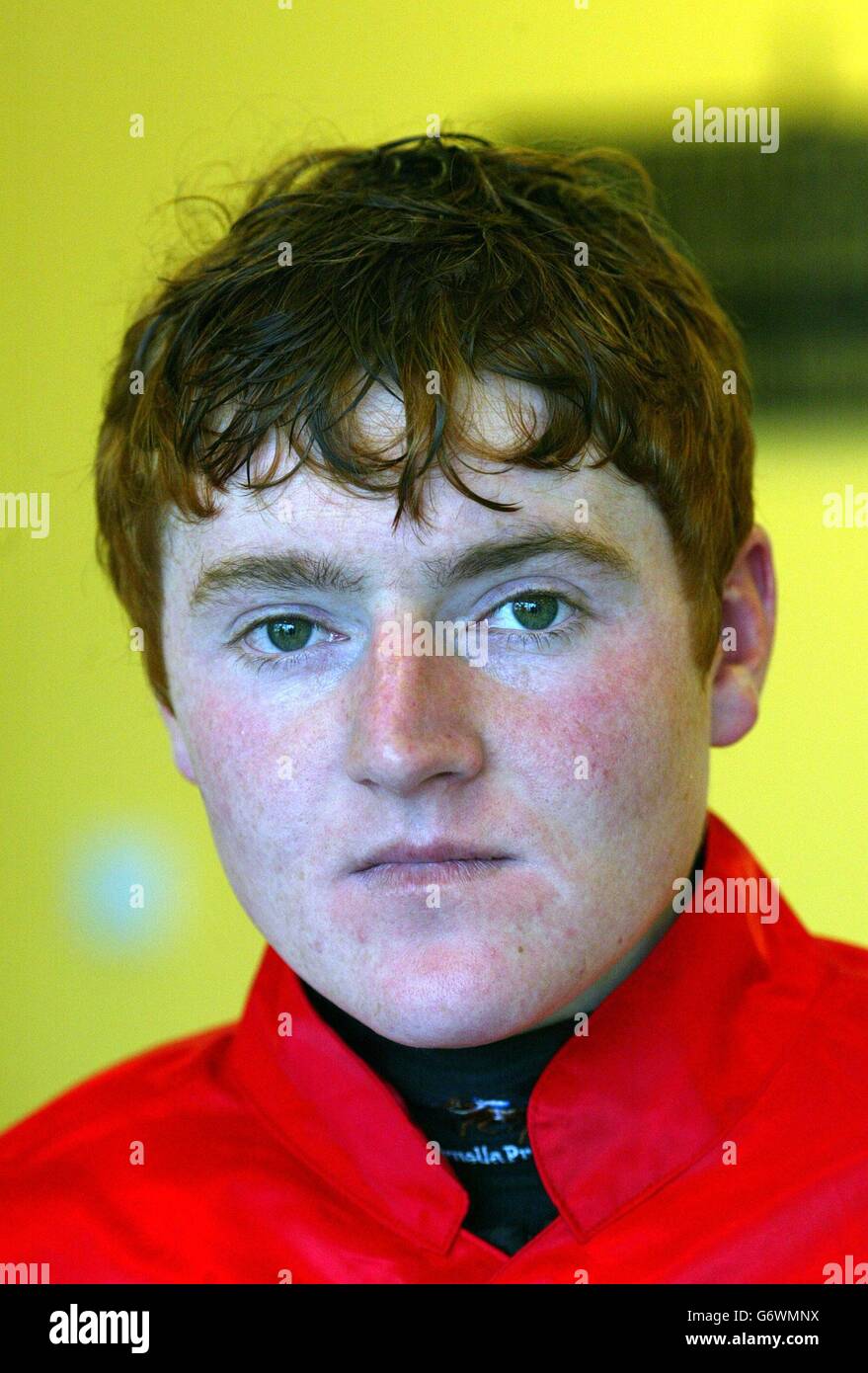 L Keniry Jockey Beverley. Jockey Liam Keniry at Beverley races Stock ...
