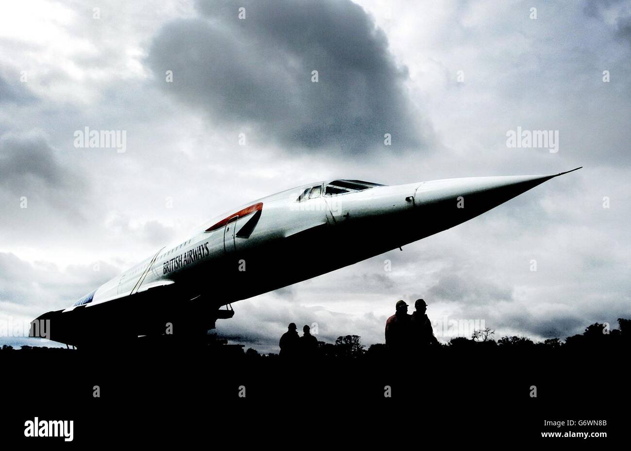 News scotland concorde hi-res stock photography and images - Alamy