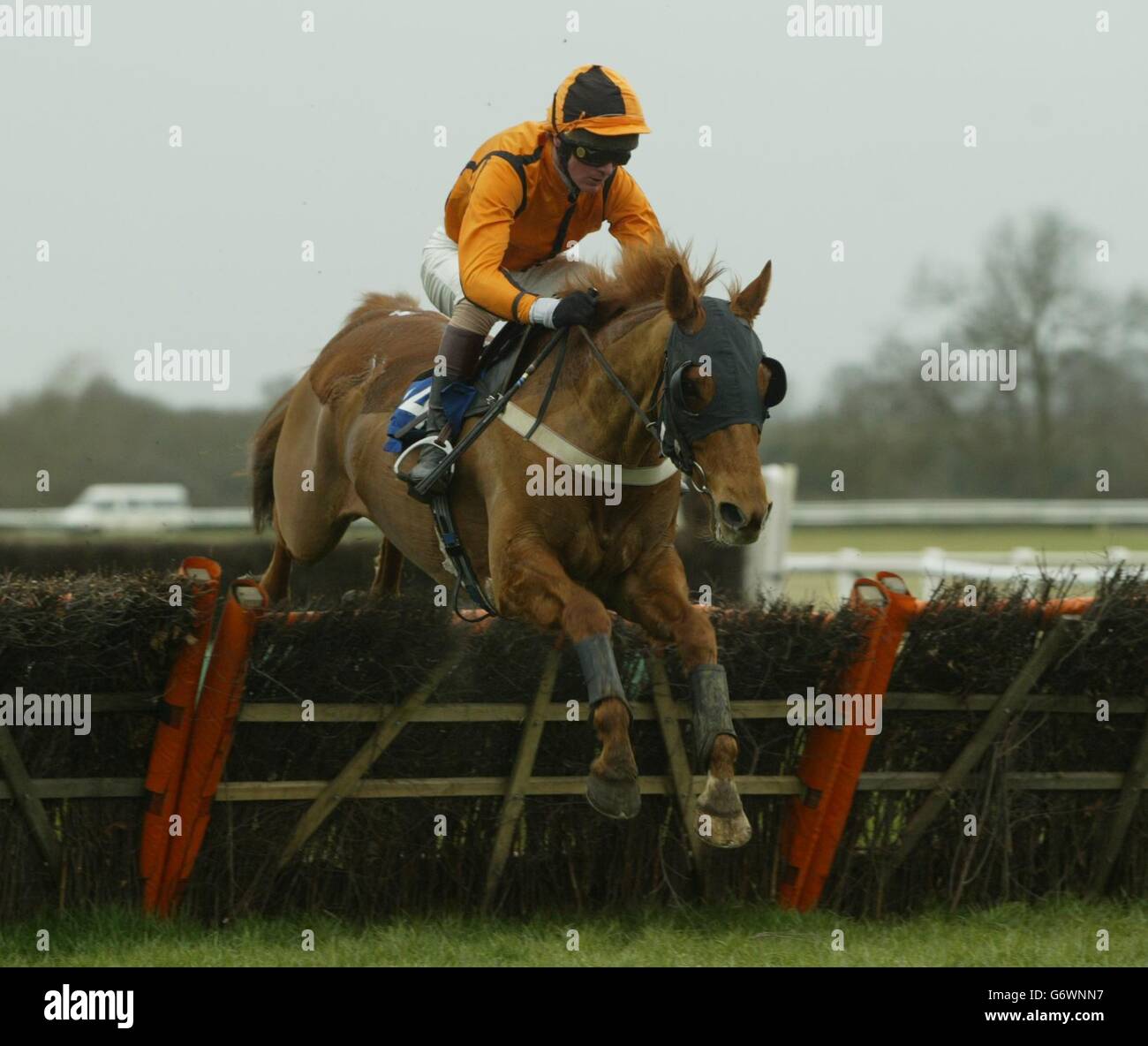 Jockey. Storm Prince riden by Anthony Evans at Warwick, Sunday March 14 ...