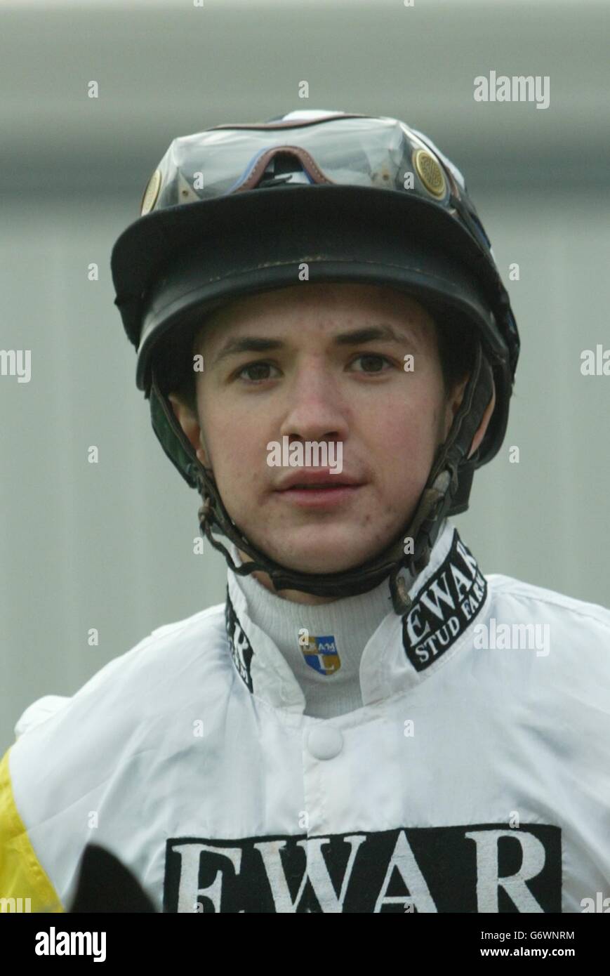 J Mackay Jockey Wolverhampton Stock Photo - Alamy