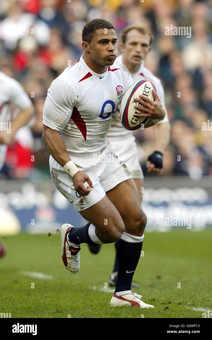 Rugby union action rbs six nations jason robinson hi-res stock ...