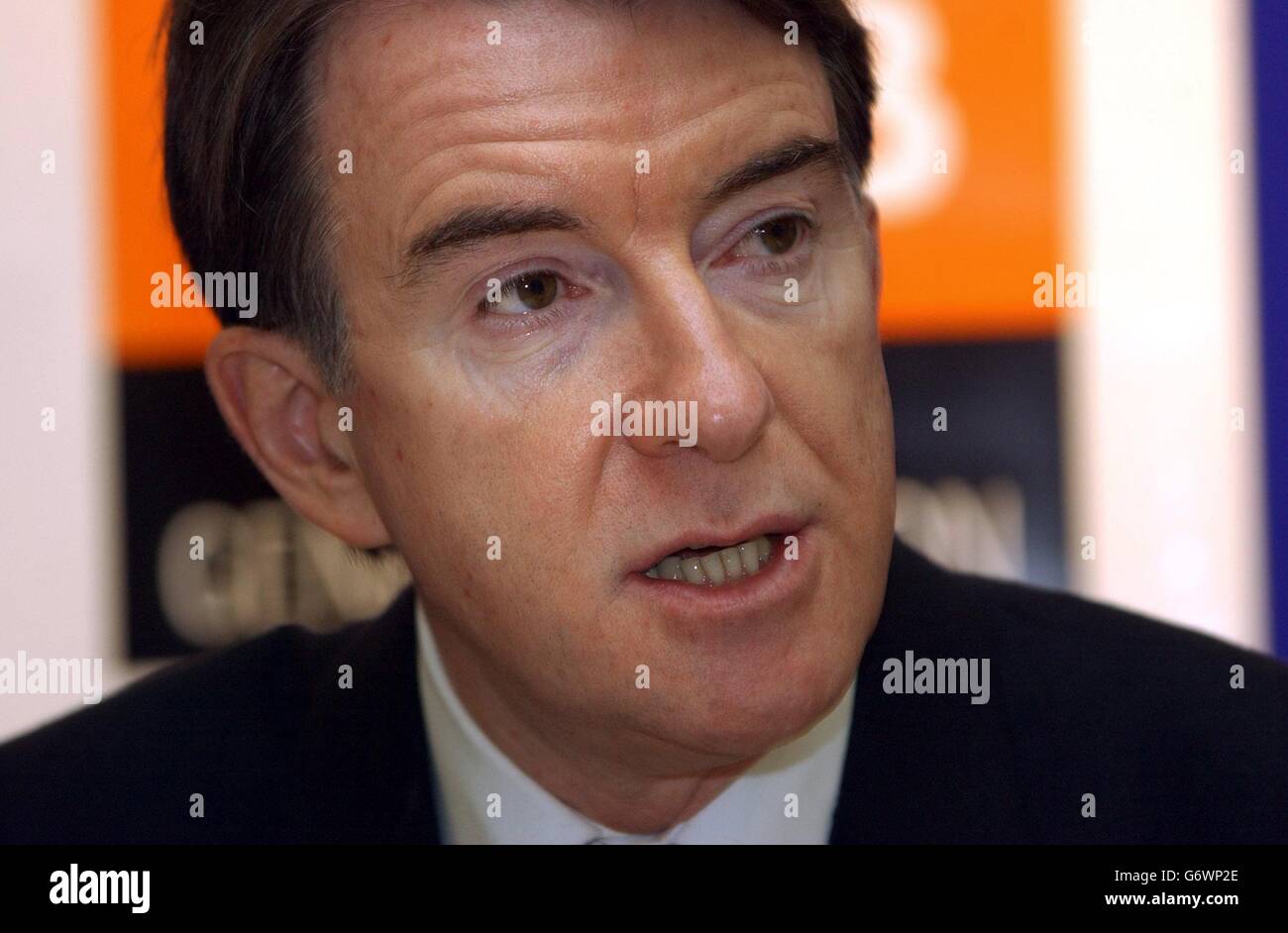 Former Trade and Industry Secretary Peter Mandelson MP speaks to the ...
