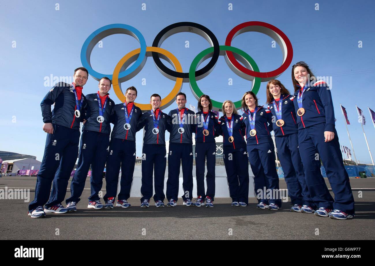 The Men's Curling team of (left to right) Scott Andrews, David Murdoch ...