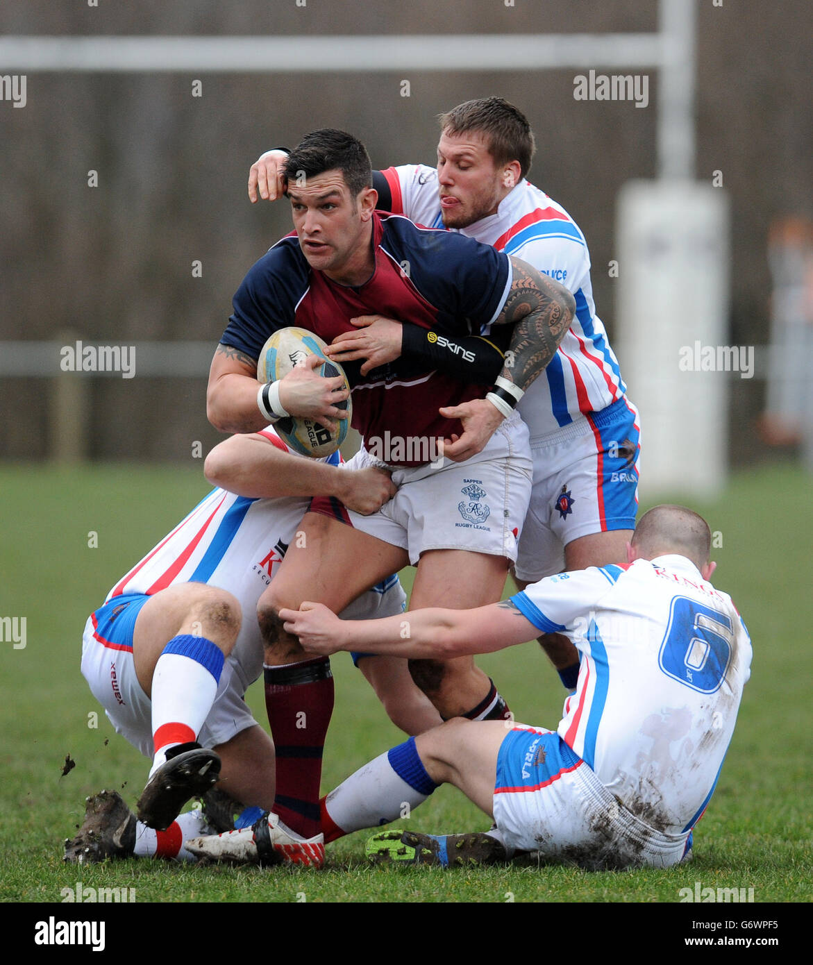 Rugby League - Tetley's Challenge Cup - Second Round - British Police v ...