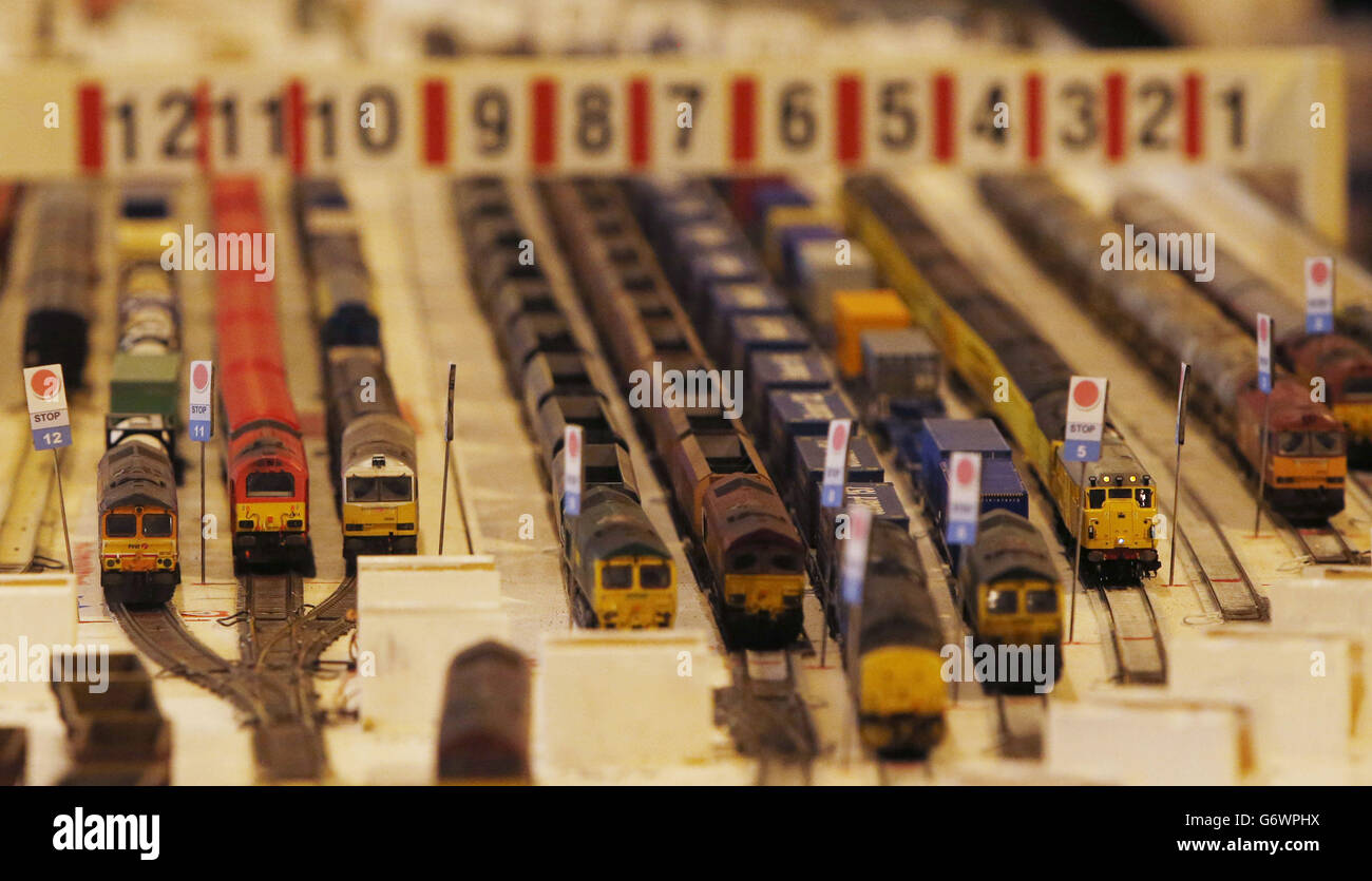 Model trains at Model Rail Scotland 2014, the biggest model railway ...