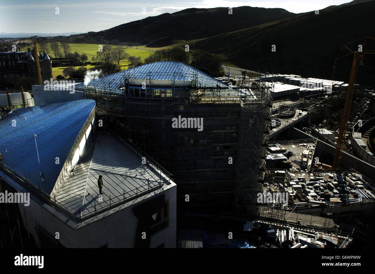 The Holyrood building Stock Photo - Alamy