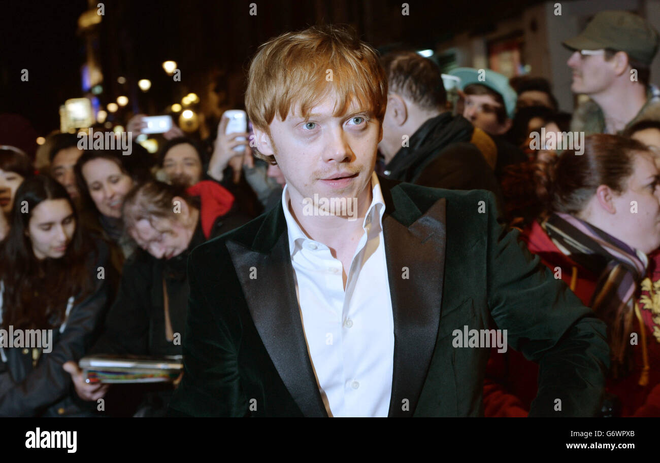 Rupert Grint attends the What'sOnStage Awards at the Prince of Wales ...