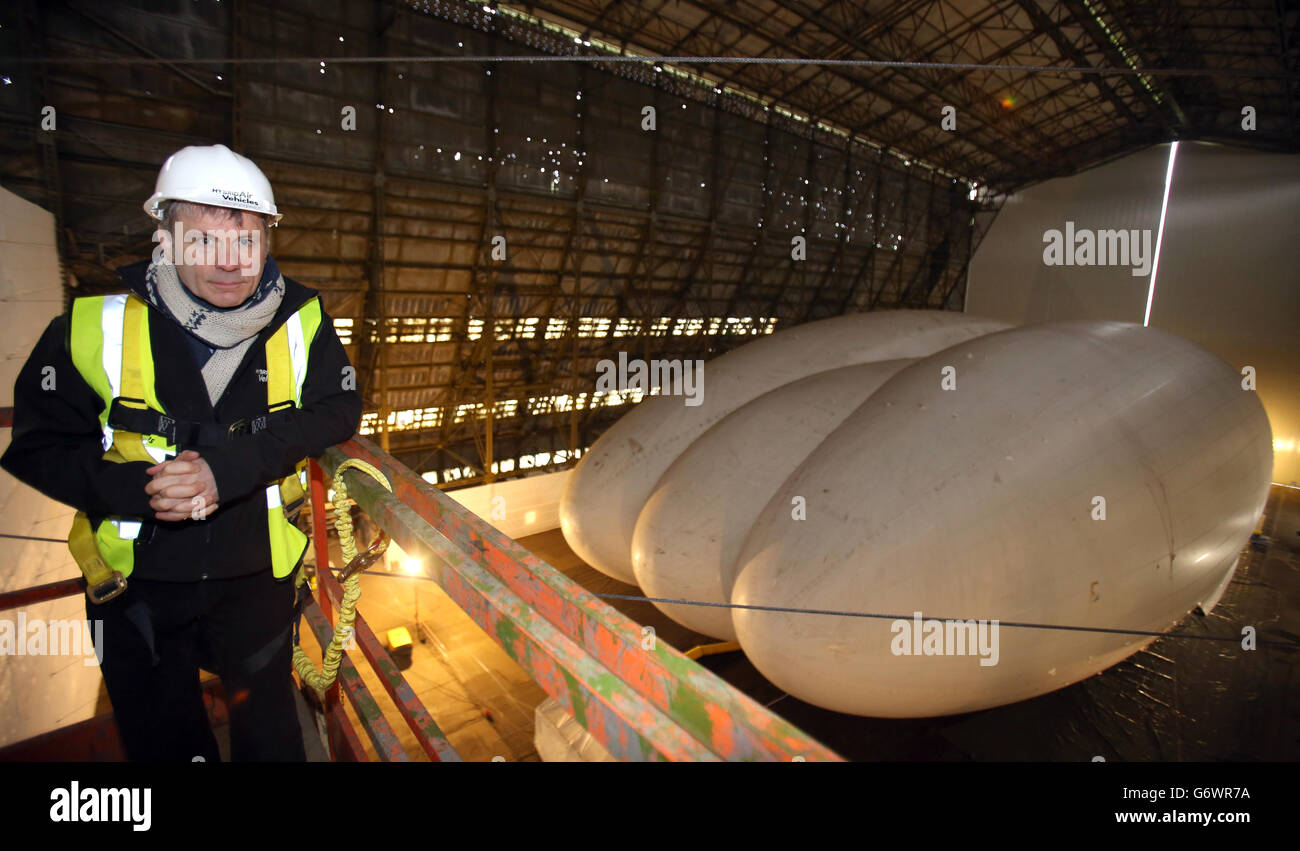 Ultra-green giant airship unveiled Stock Photo - Alamy