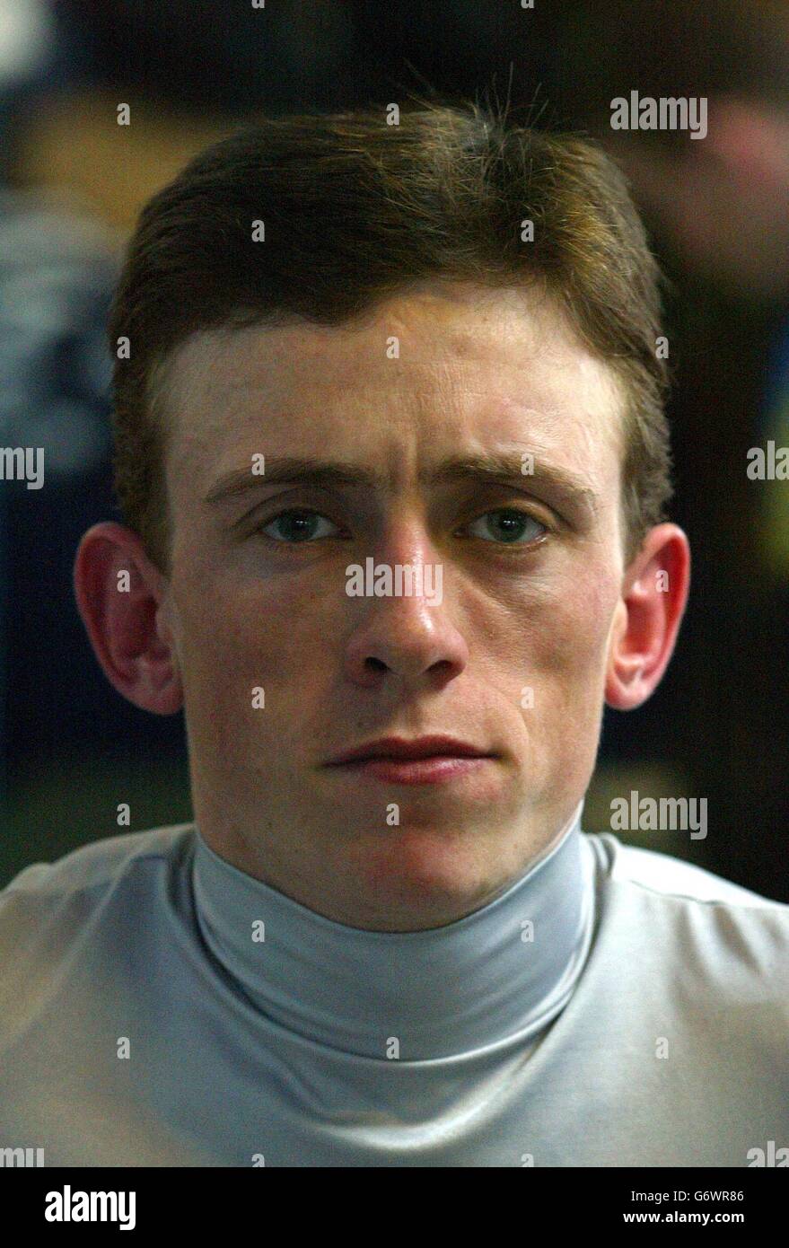 S Kelly Jockey Doncaster. Jockey Shane Kelly at Doncaster races Stock ...