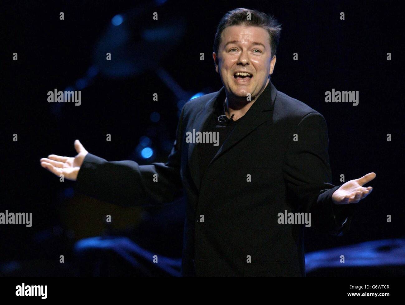 Ricky Gervais Cream Of British Comedy Stock Photo - Alamy