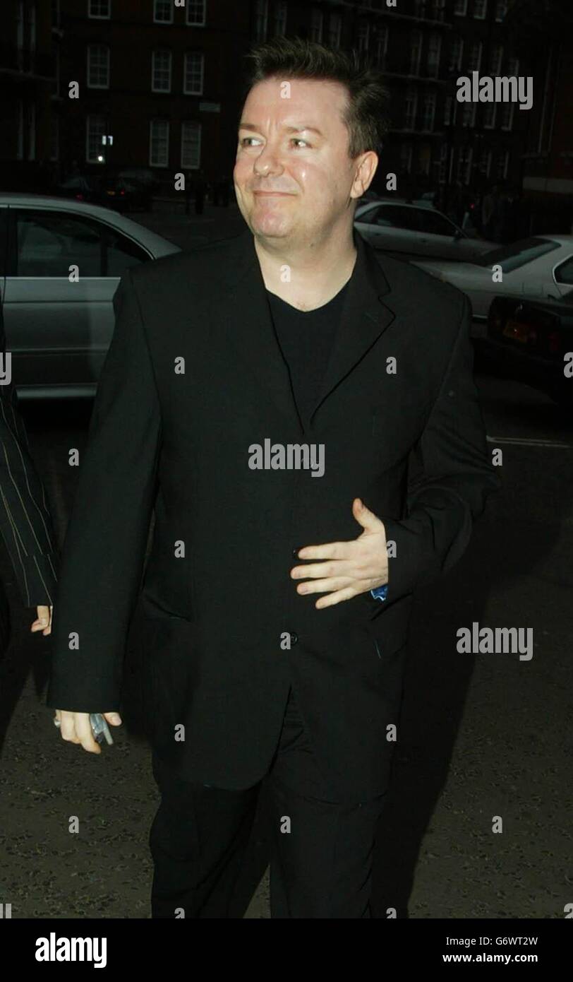 Ricky gervais cream british comedy hi-res stock photography and images ...