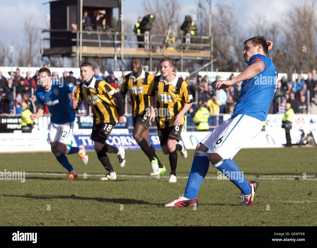 Football action soccer east fife hi-res stock photography and images ...