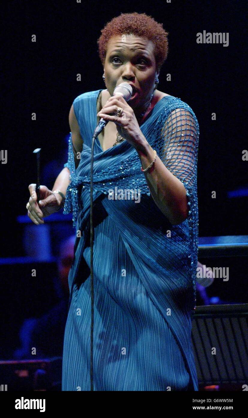 Jazz singer Dee Dee Bridgewater during her performance at the Billie ...