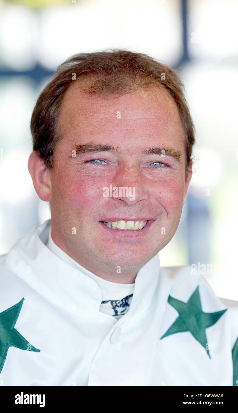 Jockey russell price at nottingham racecourse hi-res stock photography ...