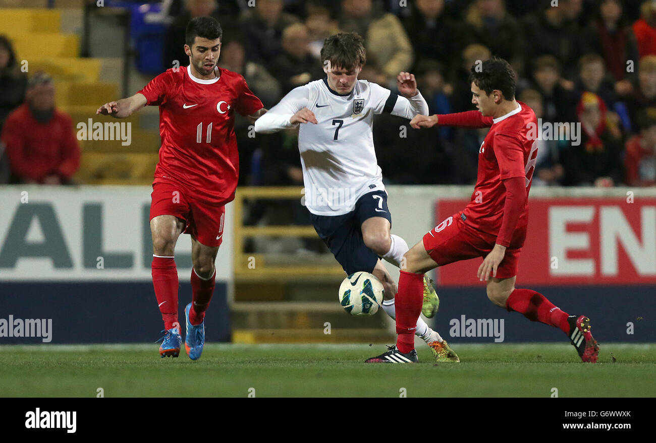 Soccer - U19 International Match - England v Turkey - Swansway Chester ...