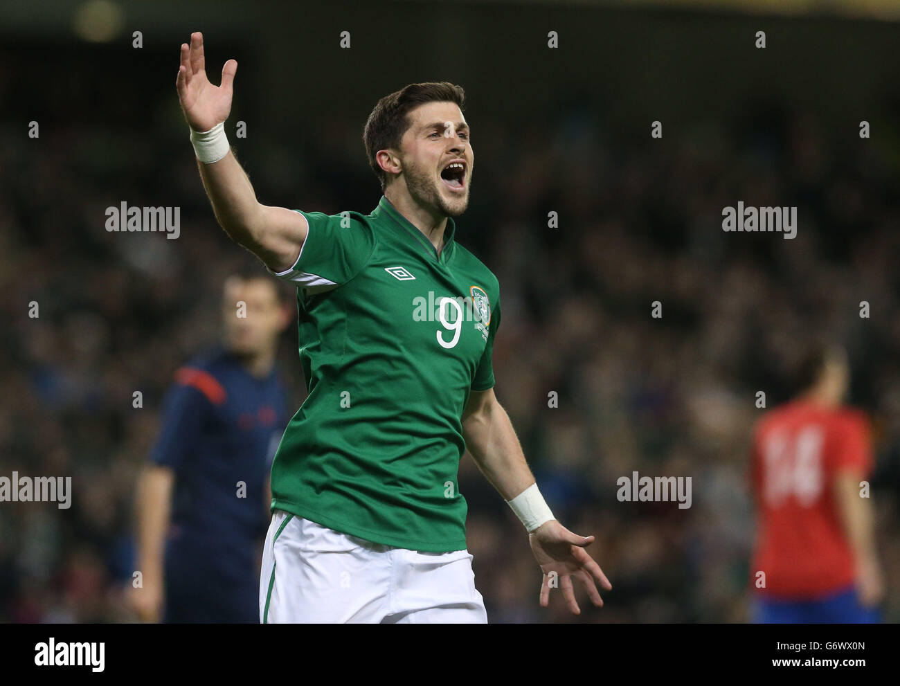 Celebrates first goal hi-res stock photography and images - Alamy