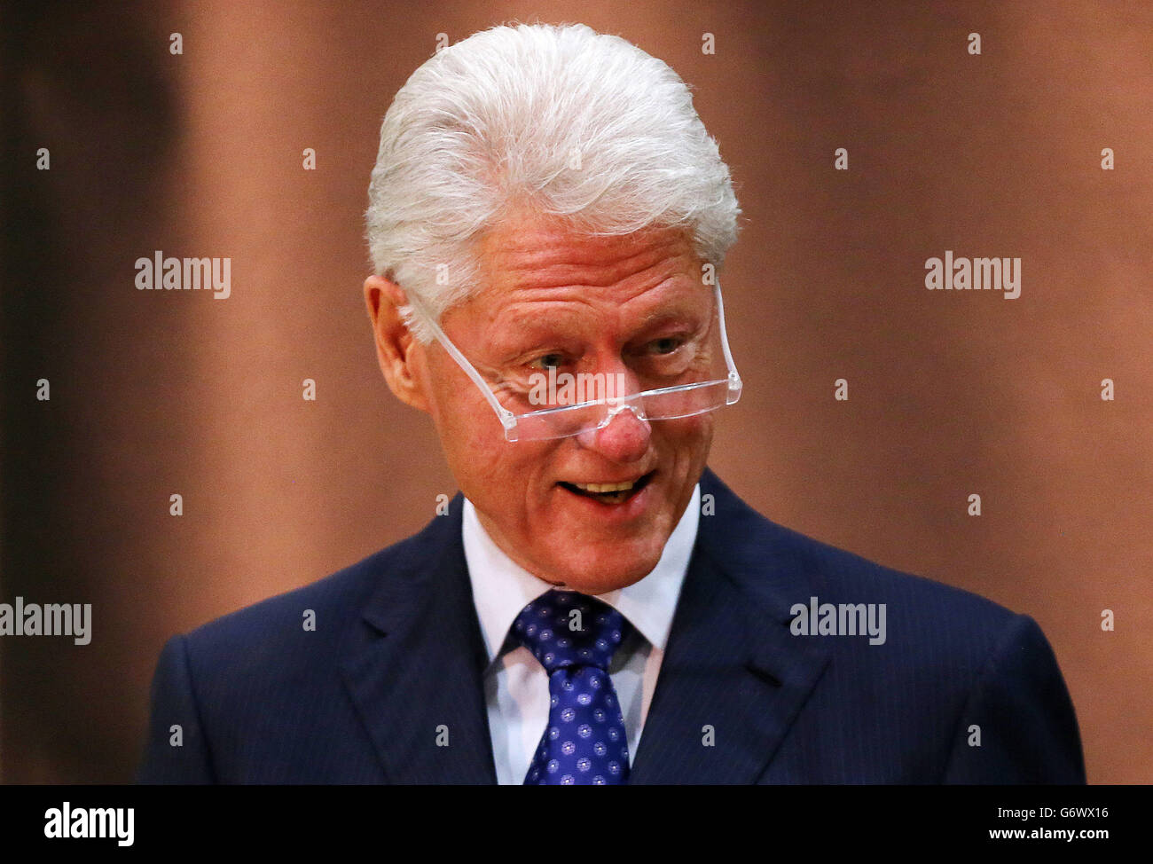 Former US president Bill Clinton delivers the inaugural William J ...