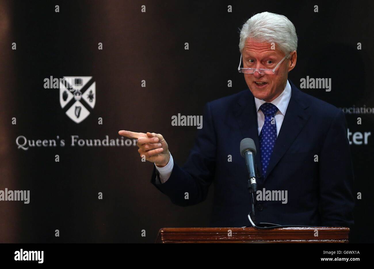 Former US president Bill Clinton delivers the inaugural William J ...