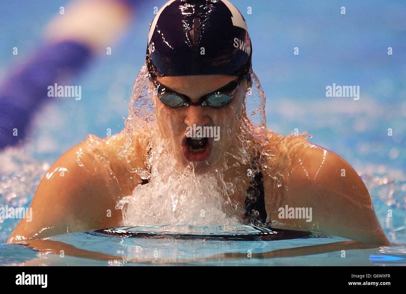 Emma Robinson in the 200m Breaststroke Semi Finals, during the British ...