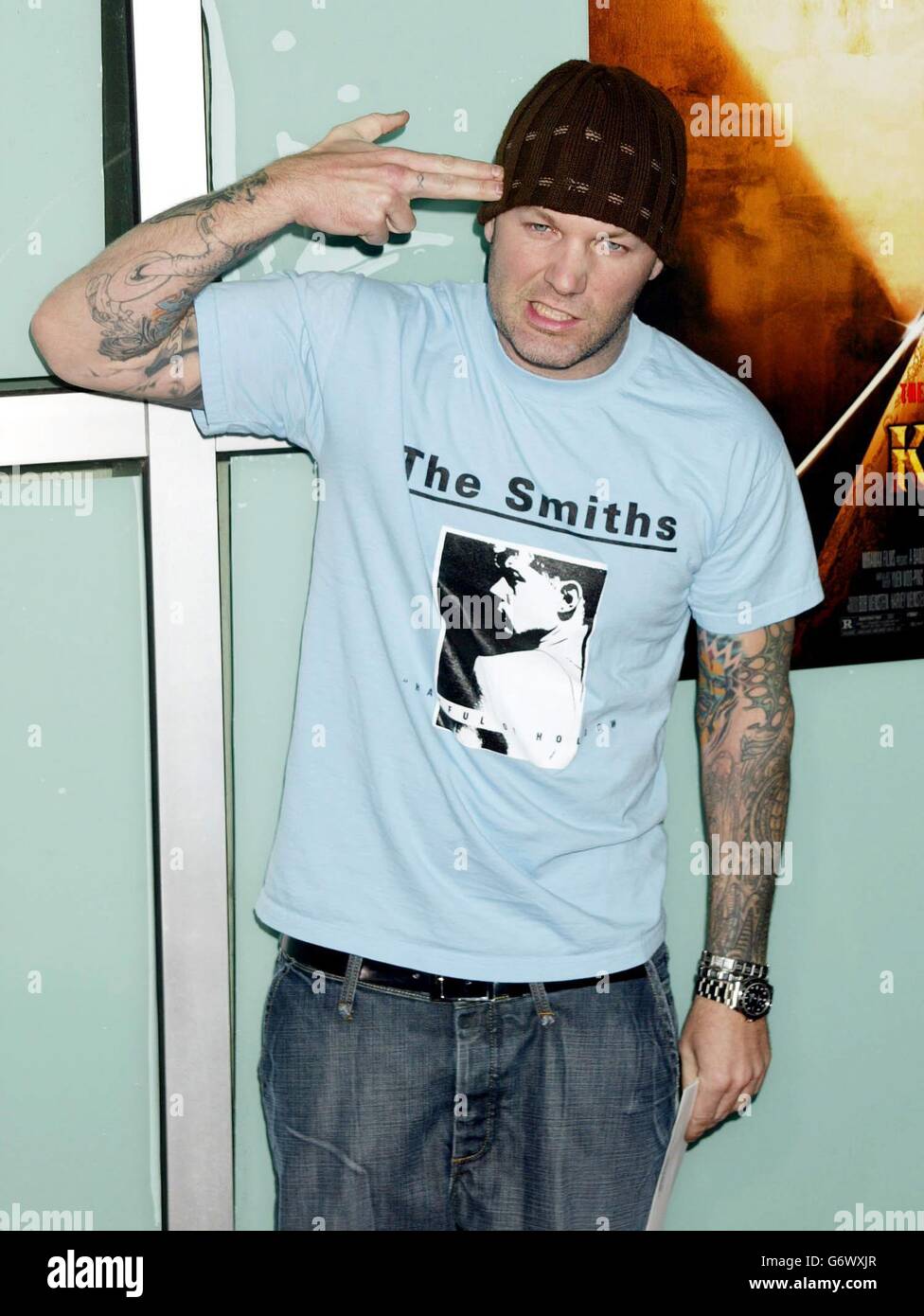 Singer Fred Durst arrives for the premiere of 'Kill Bill Vol. 2' at the ...