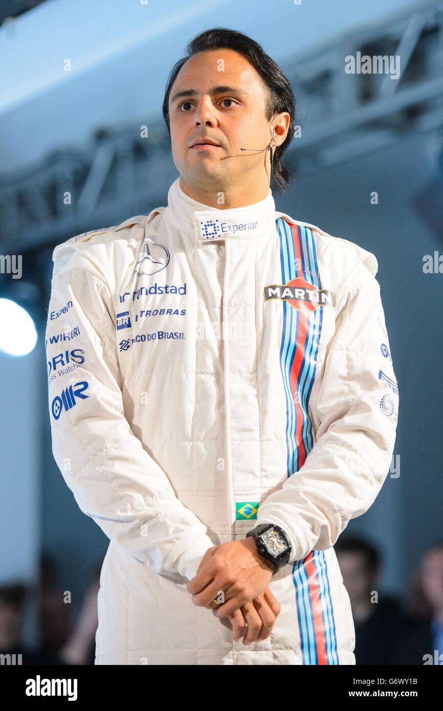 Williams martinis felipe massa during a photocall at olaf street hi-res ...