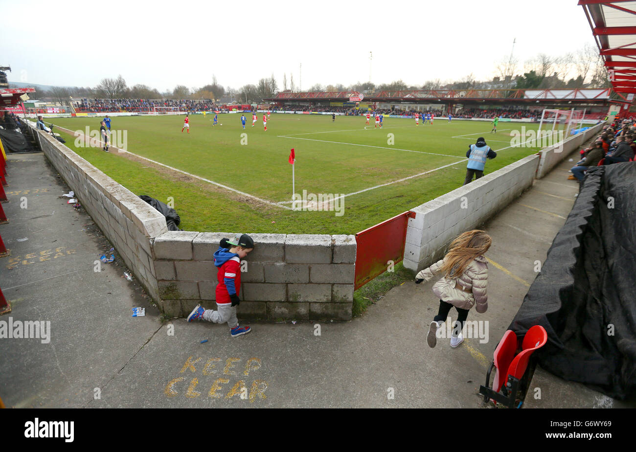 Young chesterfield fans in the stands hi-res stock photography and ...