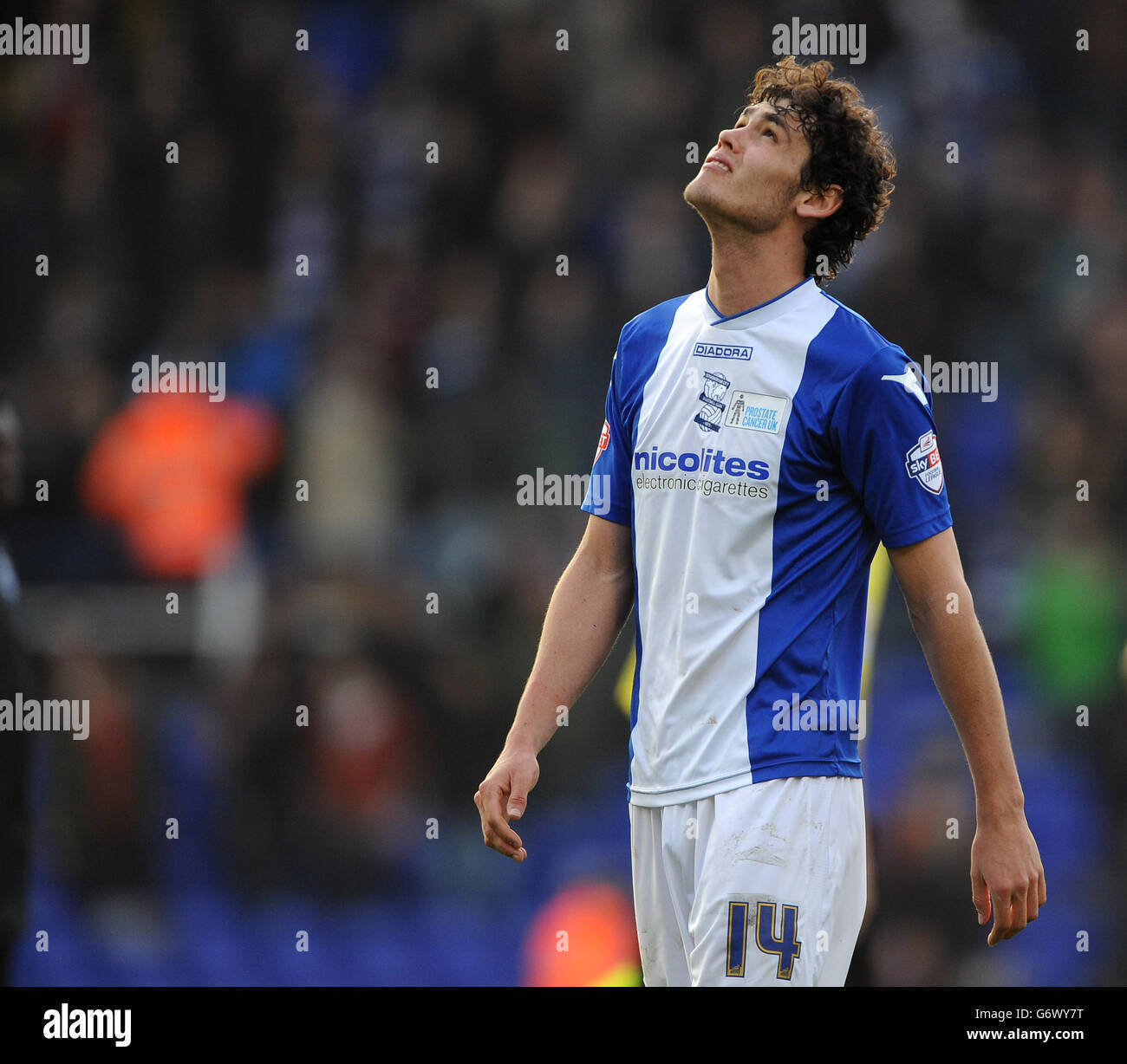 Birmingham City's Will Packard looks dejected after the game against ...