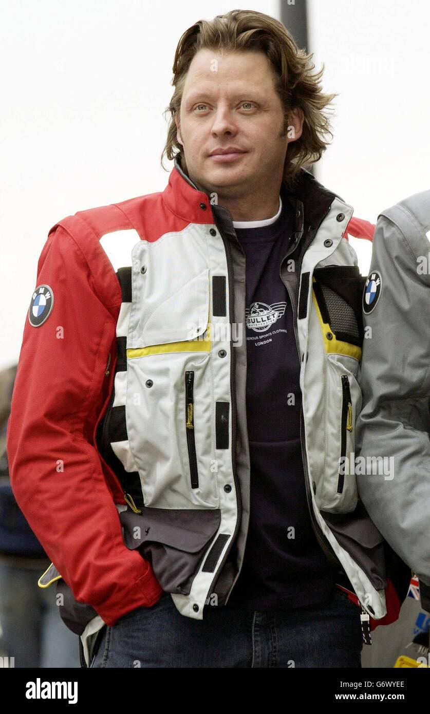 Friend of Ewan McGregor, Charlie Boorman, poses for photographers ...