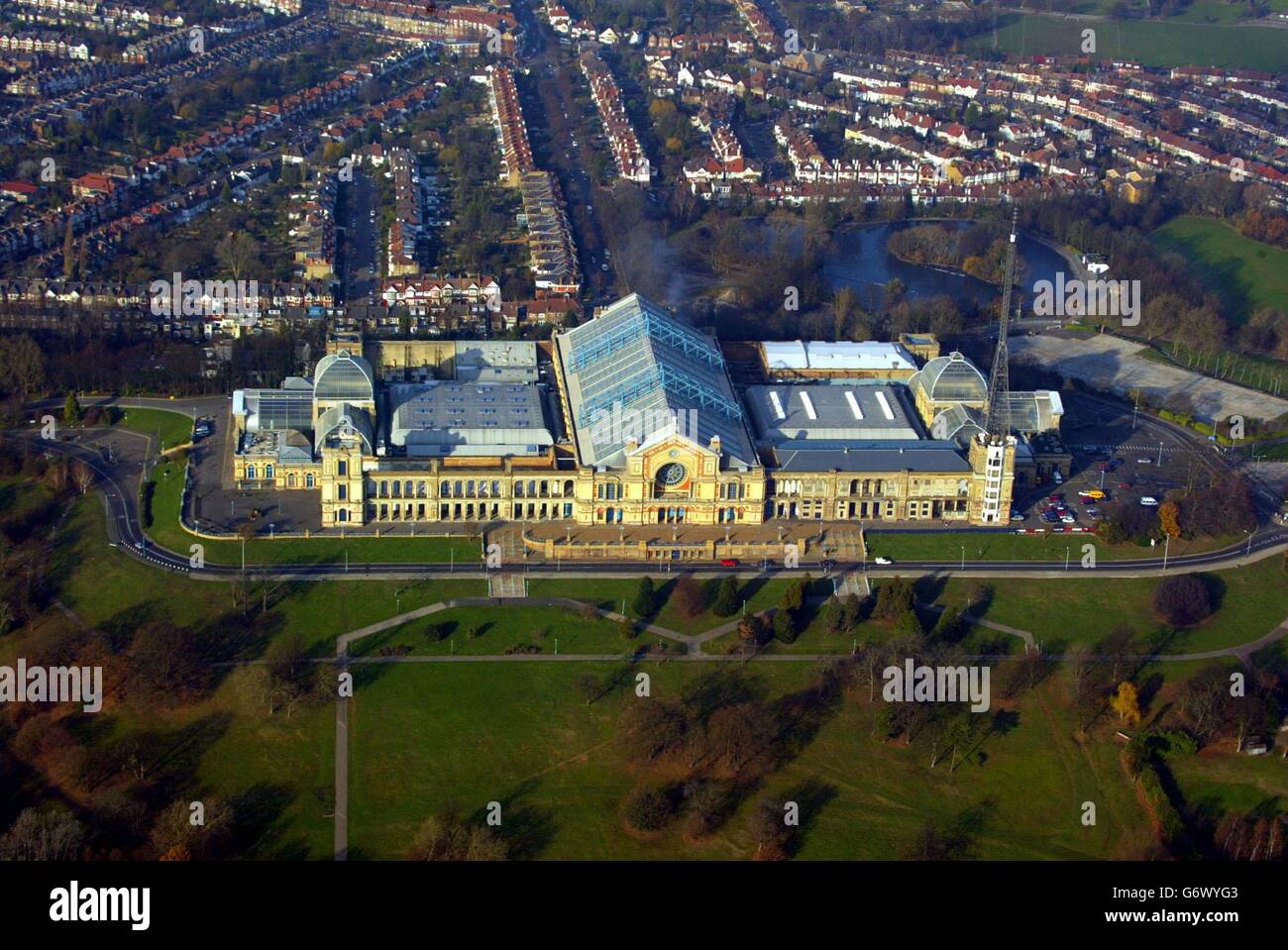 Aerial view of alexandra palace hi-res stock photography and images - Alamy
