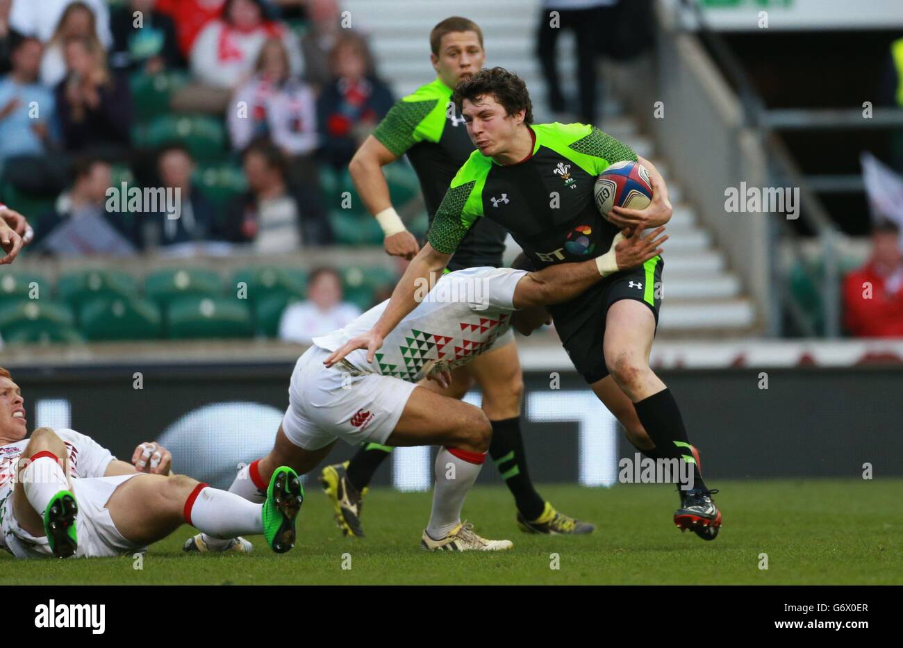 Wales Ross Jones during the International Sevens match at Twickenham ...