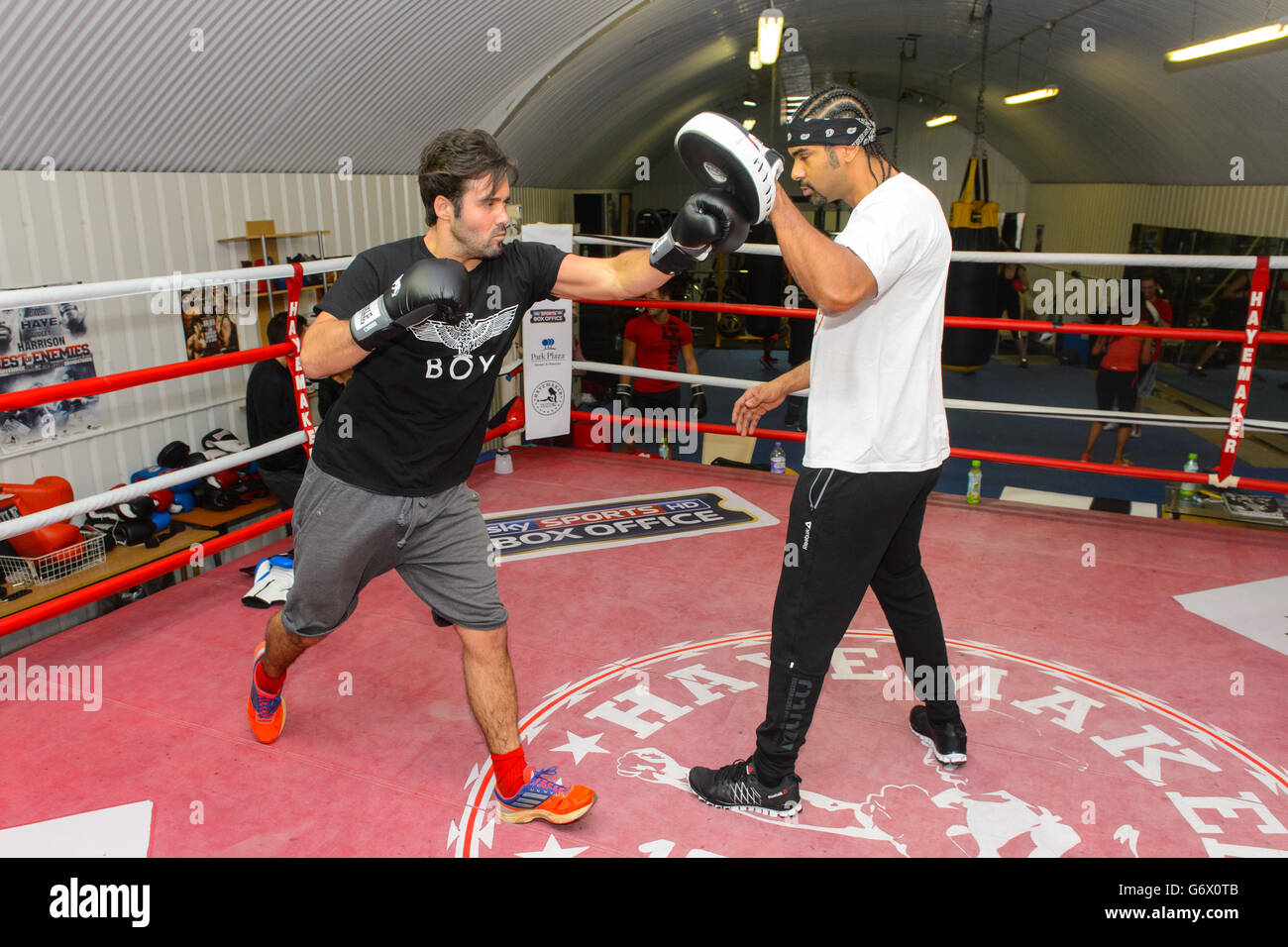 David haye training hi-res stock photography and images - Alamy