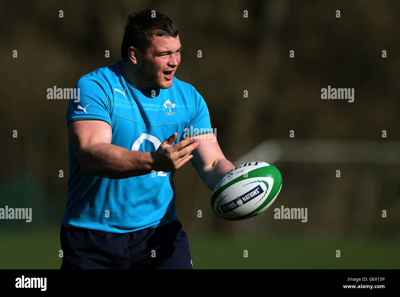 Jack McGrath during a training session at Carton House, Dublin Stock ...