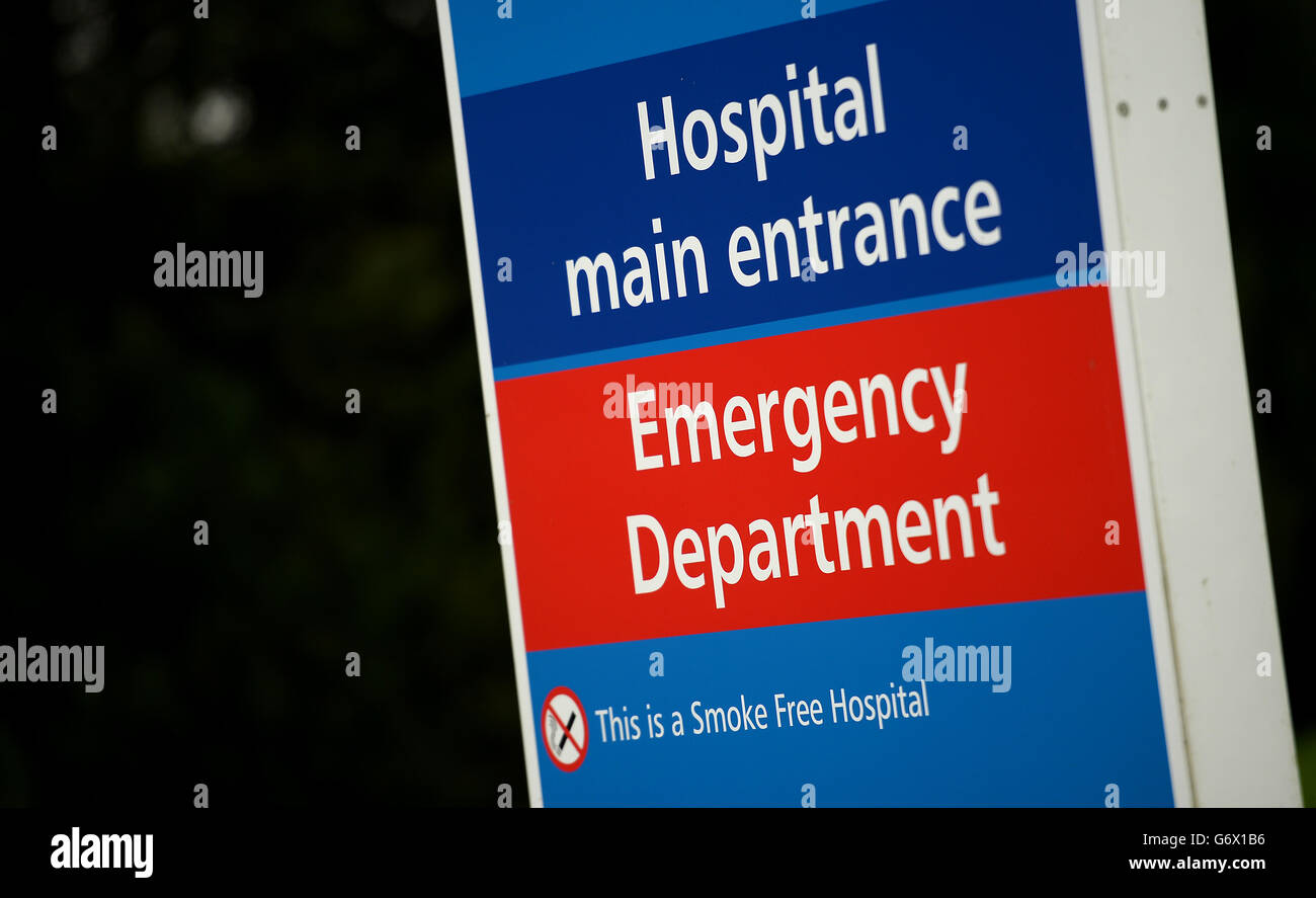 NHS Hospital Stock Stock Photo - Alamy