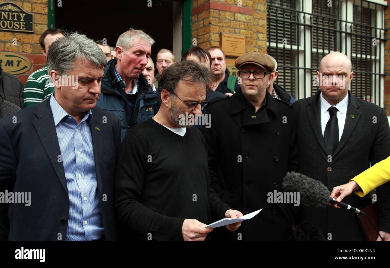 Bob Crow death Stock Photo - Alamy