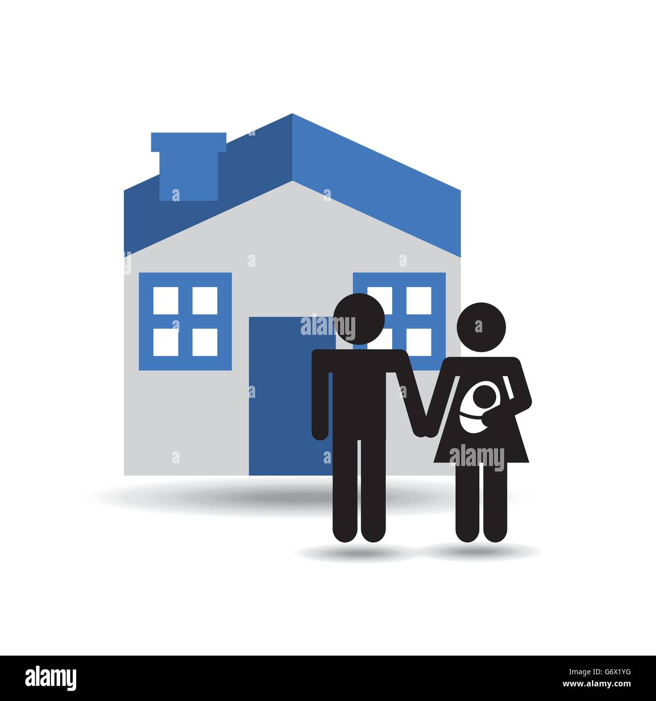 family home design Stock Vector Image & Art - Alamy
