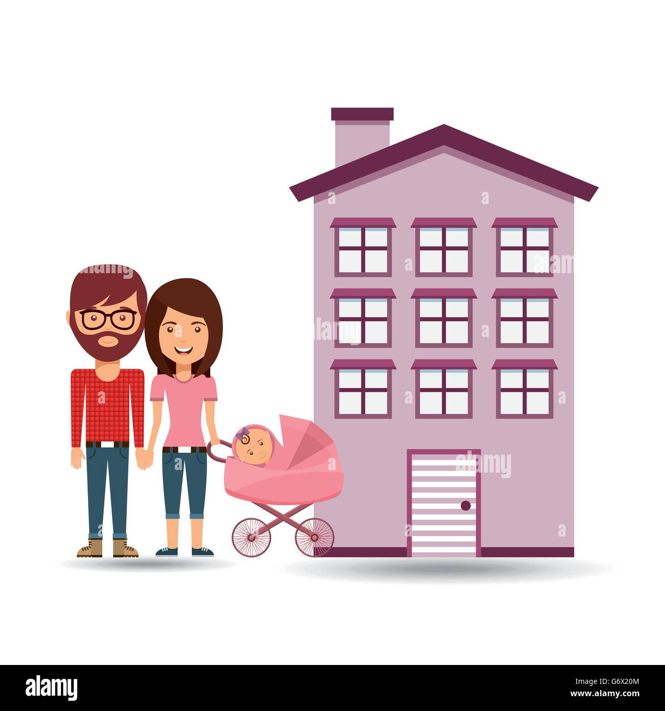 family home design Stock Vector Image & Art - Alamy