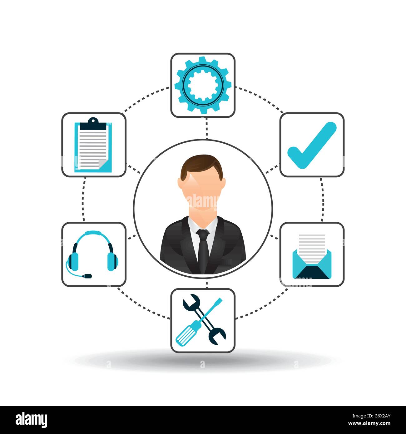 customer service design Stock Vector Image & Art - Alamy