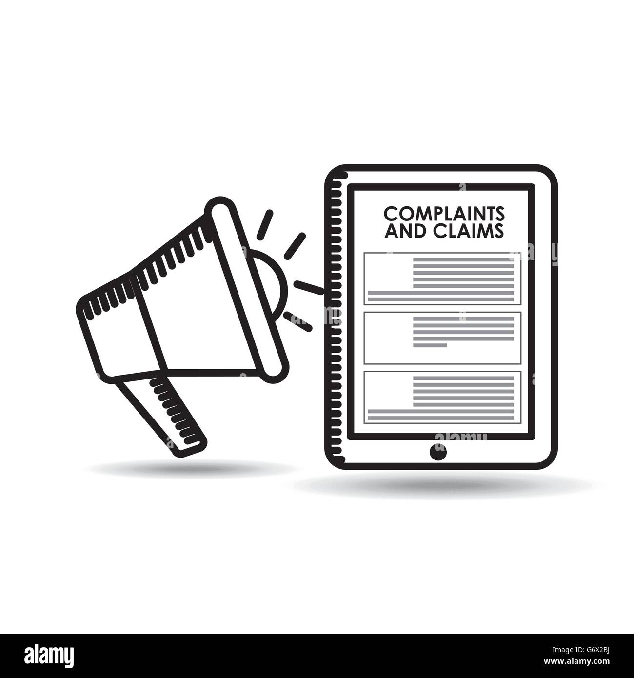 Customer complaints Stock Vector Images - Alamy